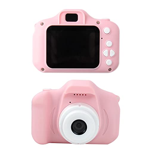 XSPANDER Camera for Kids Digital Camera with 1080P Screen, Support Photo and Video Recording, 2 inches IPS Screen with 32GB SD Card (Pink)