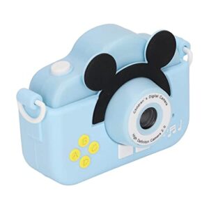 tgoon kids camera, dual camera 2000w mini kids camera cute cartoon with lanyard for home