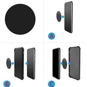 GDMINLO Universal Metal Plate（10 Pack） for Magnetic Car Mount Phone Holder with Full Adhesive for Phone Magnet, Magnetic Mount, Car Mount Magnet（4 Rectangle and 6 Round）