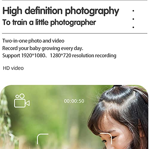 Cute Mini Selfie Camera 4000W Pixel Digital Toy for Boys Girls Students, Digital Camera Screen Kids Camcorde with Soft Lighting Eye Protection Christmas Birthday Festival Gift