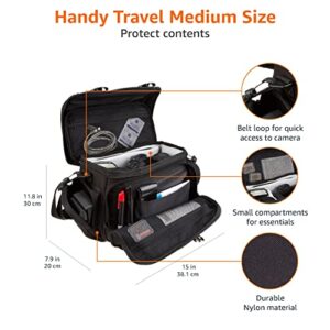 Amazon Basics Large DSLR Gadget Bag (Gray interior)