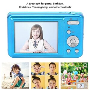 Digital Camera, Camera for Kids,Children Digital Rechargeable Cameras Educational Toys,2.7in Camera ABS Metal 48MP High Definition 8x Optical Zoom Portable Digital Camera for Children Beginners(Blue)