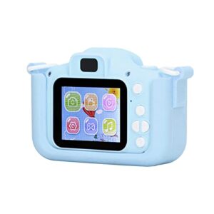 Kids Camera, Quakeproof TF Card Children Camera Auto Focus for Birthday Gift(Blue)