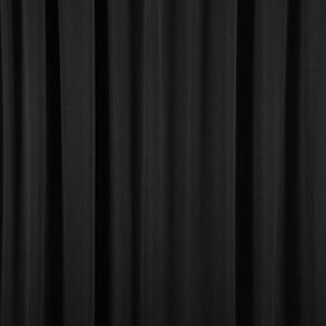 10 ft x 10 ft Wrinkle Free Black Backdrop Curtain Panels, Polyester Photography Backdrop Drapes, Wedding Party Home Decoration Supplies