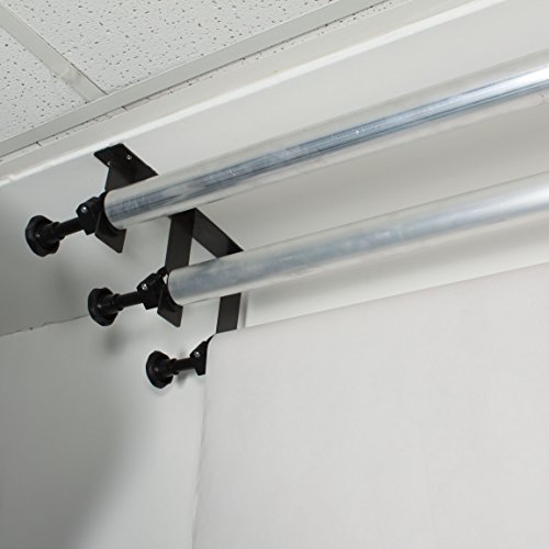 Fotoconic 10 Ft / 3M Metal Tube Crossbar for Electric Motorized, Manual Studio Roller Background Support System