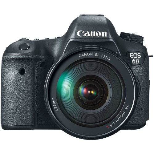 Canon EOS 6D 20.2 MP CMOS Digital SLR Camera with 3.0-Inch LCD and EF 24-105mm f/4L IS USM Lens Kit - Wi-Fi Enabled (Renewed)