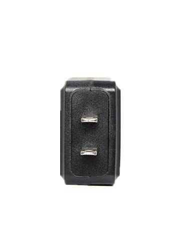 USB Wall Charger 5V 2A Power Adapter with 10W US Plug Block for Tablets and Phones with Power Delivery (Black 1pack)