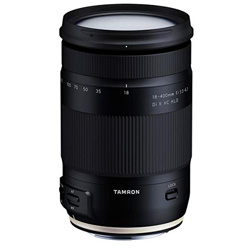 Tamron 18-400mm f/3.5-6.3 Di II VC HLD Lens for Canon EF, Bundle with ProOptic 72mm Filter Kit, Cleaning Kit, Lens Cap Tether