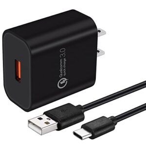 quick charge 3.0 charger ac adapter compatible samsung galaxy j3,j3 v/prime,j3 emerge/pro/luna/eclipse/orbit/star/mission/acheive,j1 luna/ace/nxt,j2 core/pro,j1 mini/mini prime,5ft micro cord charger