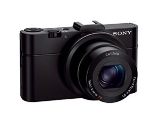 sony dscrx100m2/b 20.2 mp cyber-shot digital still camera (black) (renewed)