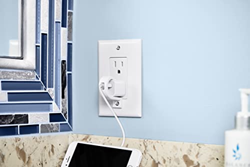 Lock Socket - Charger Lock - The Simplest Way to Lock Your Charger and Cord - Compatible with Factory provided iPhone Charger and Cord