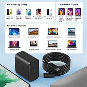 USB C Wall Charger,45W Super Fast Charger and 5FT Type C Charger Cable Fast Charging for Samsung Galaxy S22/S22 Ultra/S22+/S21/S21Ultra/S21+/S20/S20Ultra/Note20/Note 20Ultra/Note10+/iPad Pro12.9/11