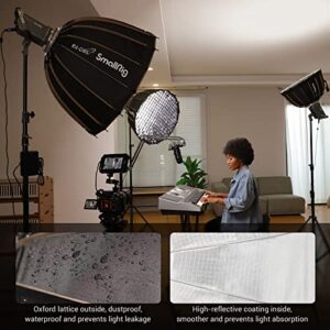 SMALLRIG Parabolic Softbox Quick Release, Parabolic Softbox, Compatible with SmallRig RC 120D/RC 120B/RC 220D/RC220B and Other Bowens Mount Light (21.6inch/55cm)