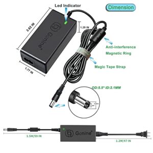 Gonine NP-FZ100 A7III Dummy Battery Continuous Power Supply AC Adapter Kit for Sony Alpha A6600 A7IV A7SIII A7C A1 FX3 A7R3 A7R IV, A9 A9R A9S Cameras, Replaces BC-QZ1 Battery.