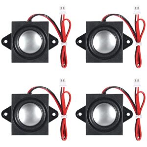 dweii 4 pcs speaker 3 watt 8 ohm mini speaker 8ohm 3w loundspeaker micro speaker for arduino with jst-ph2.0 interface for small electronic projects advertising machines lcd tv monitors