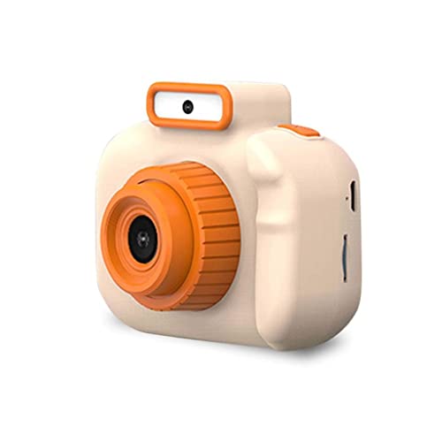 MEENE 4000w Front Rear Dual Lens Digital Camera Mini Video Photo SLR Cameras Cartoon Toys Children Birthday Gifts (Color : Yellow)