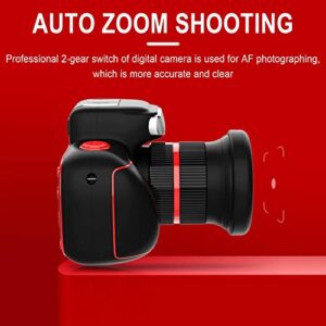 2023 New Upgrade Digital SLR Camera Ultra-high Definition Lens Camera Front and Rear Dual Camera,360 ° Rotary Zoom/4k Clear View/time-Lapse Video Recording/Regular Timing, Best