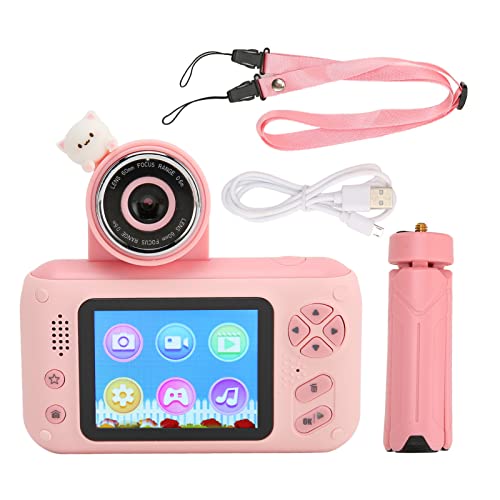 TYTOGE Kids Camera Multifunction Front Back 180 Degree Angles Photo Video MP3 Digital Mini Camera for 3 to 12 Years Old