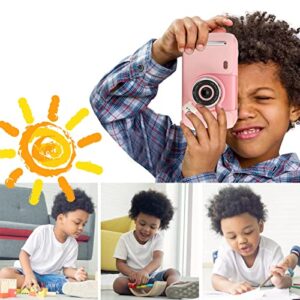 TYTOGE Kids Camera Multifunction Front Back 180 Degree Angles Photo Video MP3 Digital Mini Camera for 3 to 12 Years Old