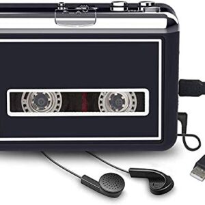 Rybozen Cassette Player, Portable Walkman & Convert Cassette Tapes to MP3 Converter, New Software (AudioLAVA)