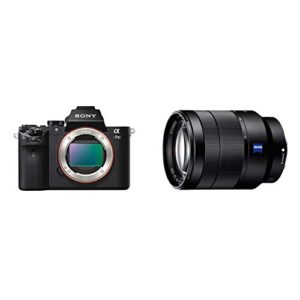 sony alpha 7 ii e-mount interchangeable lens mirrorless camera with full frame sensor with sony 24-70mm f/4 vario-tessar t* fe oss interchangeable full frame zoom lens