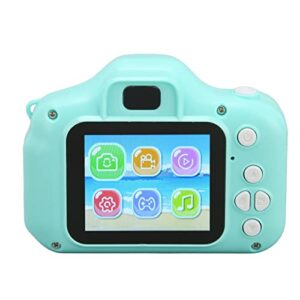 pssopp kids camera, rounded design usb charging kids camera kids selfie camera compact for child little hands a one click intelligent autofocus camera