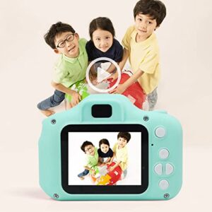 Pssopp Kids Camera, Rounded Design USB Charging Kids Camera Kids Selfie Camera Compact for Child Little Hands a One Click Intelligent Autofocus Camera