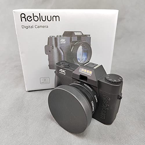 Rebluum- Video cameras, Full HD 24.0 MP IR Night Vision Camera Recorder 3.0 Inch IPS Screen