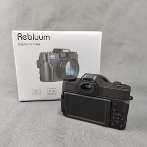 Rebluum- Video cameras, Full HD 24.0 MP IR Night Vision Camera Recorder 3.0 Inch IPS Screen