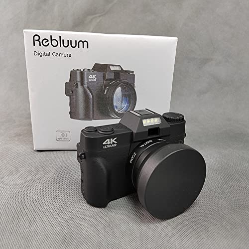 Rebluum- Video cameras, Full HD 24.0 MP IR Night Vision Camera Recorder 3.0 Inch IPS Screen