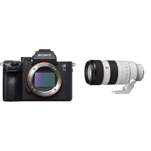 sony a7 iii ilce7m3/b full-frame mirrorless interchangeable-lens camera with 3-inch lcd, black & fe 70-200mm f2.8 gm oss ii full-frame constant-aperture telephoto zoom g master lens (sel70200gm2)