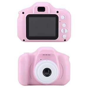 X2 Mini Portable 2.0 inch IPS Color Screen Children's Digital Camera 1080P Kid Camera X2 Mini Portable Toy Camera HD 1080P Camera (Pink)