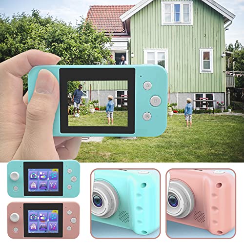 Portable Kids Digital Camera Front 20MP Children's Camera with 2.4in Screen 1080P Rechargeable Electronic Camera with Easy Game for Boys and Girls