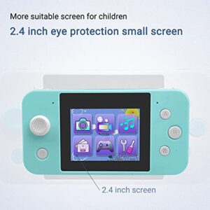 Portable Kids Digital Camera Front 20MP Children's Camera with 2.4in Screen 1080P Rechargeable Electronic Camera with Easy Game for Boys and Girls