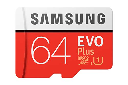 Samsung EVO Plus 64GB microSDXC UHS-I U3 100MB/s Full HD & 4K UHD Memory Card with Adapter (MB-MC64HA)