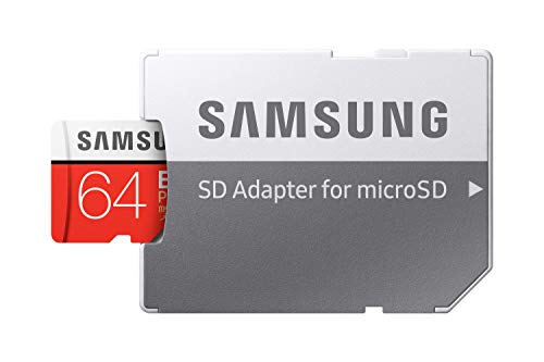 Samsung EVO Plus 64GB microSDXC UHS-I U3 100MB/s Full HD & 4K UHD Memory Card with Adapter (MB-MC64HA)