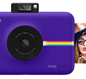 Zink Polaroid Snap Touch Portable Instant Print Digital Camera with LCD Touchscreen Display (Purple)