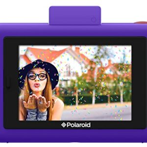 Zink Polaroid Snap Touch Portable Instant Print Digital Camera with LCD Touchscreen Display (Purple)