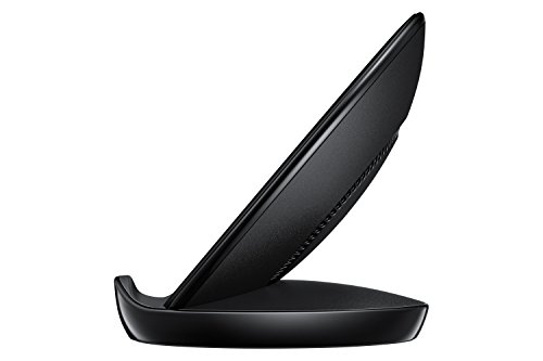 SAMSUNG Qi Certified Fast Charge Wireless Charger Stand (2018 Edition) Universally Compatible with Qi Enabled Smartphones - US Version - Black - EP-N5100TBEGUS