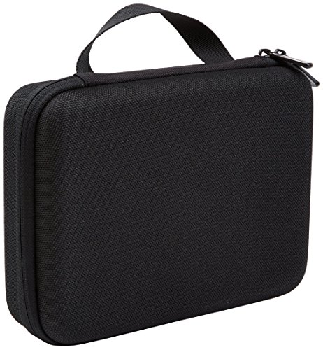 Amazon Basics Small Carrying Case for GoPro And Accessories - 9 x 7 x 2.5 Inches, Black