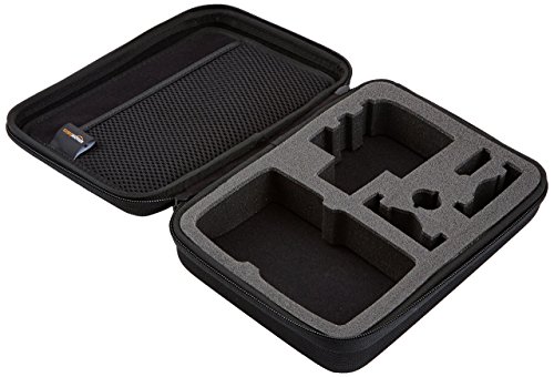 Amazon Basics Small Carrying Case for GoPro And Accessories - 9 x 7 x 2.5 Inches, Black