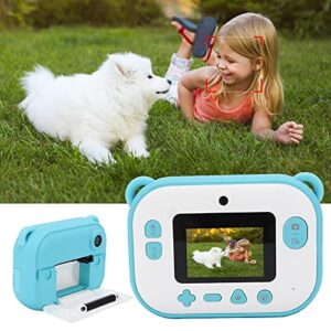 Kids Camera Print, One-Click Printing Easily Grasp Print Out Camera for Outdoor for Kids(Blue)