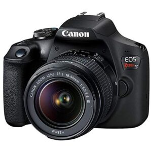 Canon EOS Rebel T7 DSLR Camera w/ 18-55mm F/3.5-5.6 III Lens + 32GB SD Card + More (Renewed)