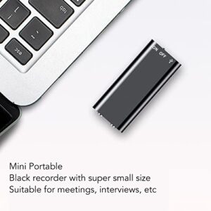 USB Rechargable Sound Recorder for Meetings Interviews,HD Noise Reduction Voice Activated Digital Voice Recorder,Easy to Use(32GB)