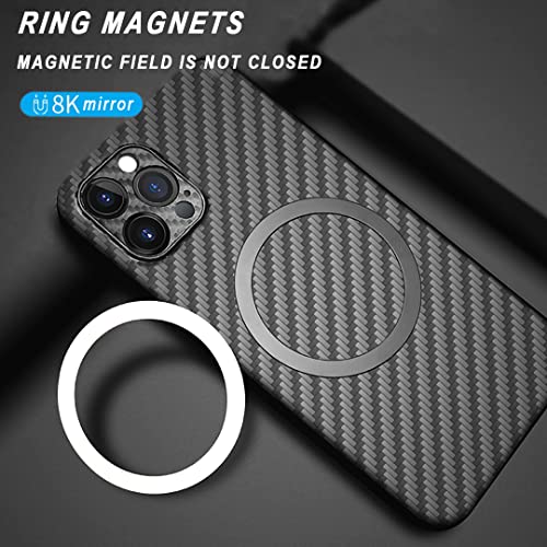 IOUALEY 8 Pack Universal Metal Rings Sticker Compatible for Magsafe Magnetic Wireless Charger iPhone 13 12 Pro Mini Max Samsung Galaxy, Ultra-Thin Car Charger Conversion Accessories, 2 Colors