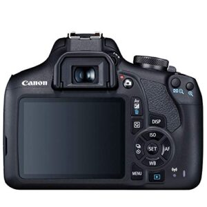 Canon EOS 2000D / Rebel T7 DSLR Camera w/ 18-55mm F/3.5-5.6 III Lens + Canon Case + 32GB SD Card (13pc Bundle) (Renewed)