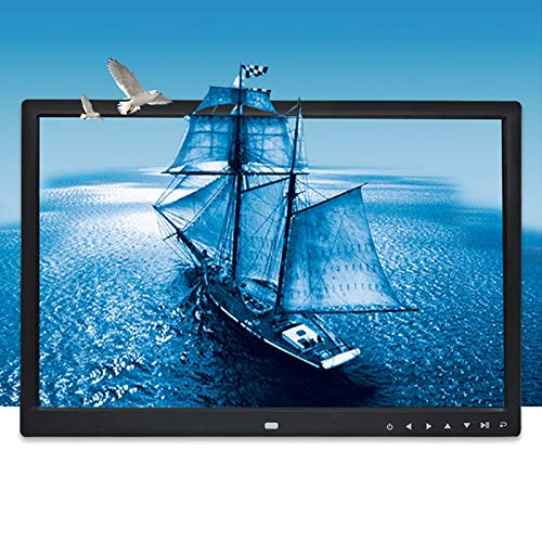 Cusstally 12 Inch Digital Multi-Function HD 1280X800 with Press Button Electronic Photo Album US Plug