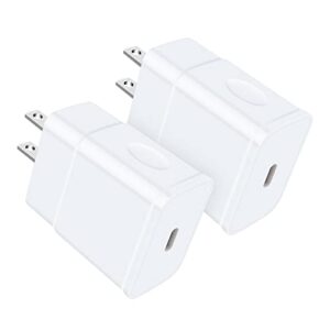 type c super fast samsung galaxy a14 a13 5g a03s charger adapter 2 pack 25w pd usb c wall charger box charging block for samsung s23 s22 ultra s21 s20 a53 a54 a34 a52 z fold 4 z flip 4 a32,iphone 14