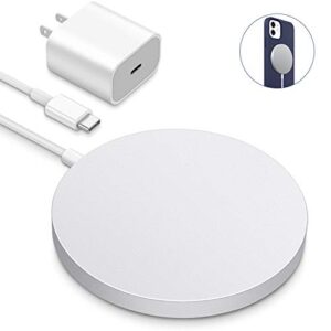 magnetic wireless charger replacement for iphone 13/13 pro/13 pro max/13 mini/12 pro/12 pro max/ 12 mini and airpods pro 【with usb-c 20w pd adapter】 waitiee fast charging pad for phone charger stand