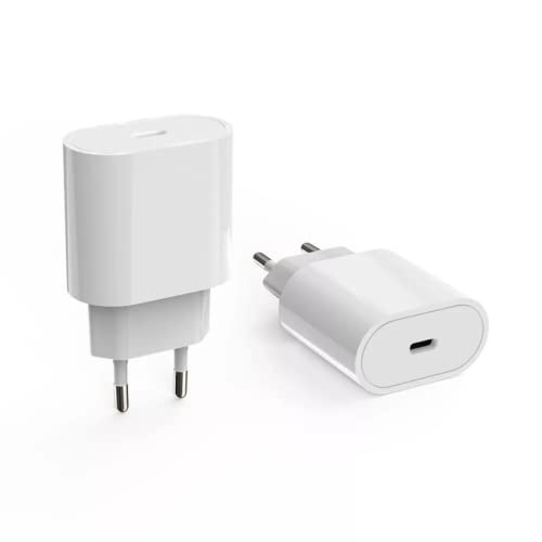 Fast 20W USB-C Brazilian and European Plug Adapter for iPhone 14/14 pro/ 14 pro max/ 14 Plus/iPhone 13/13 Pro/iPhone 12/12 Mini/12 Pro/12 Pro Max/11 Pro Max/XS Max/XS/XR/X,iPad Pro